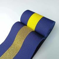 China Custom Stretch Strap Long Lasting Elasticity Polyester Thick Elastic Band For Suspender Belts for sale