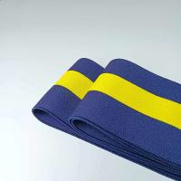 China Custom Stretch Strap Long Lasting Elasticity Polyester Thick Elastic Band For Suspender Belts for sale