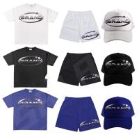 China Custom Logo Sportswear Men Tracksuit Private Label Sweat Track Suit Set Shorts Pants Summer Men T Shirt and Short Set for Men for sale