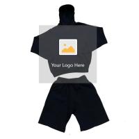 China Custom Logo Sportswear Men Tracksuit Private Label Sweat Track Suit Set Shorts Pants Summer Men T Shirt and Short Set for Men for sale