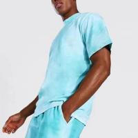 China Custom Two Piece Sportwear Windbreaker Short Patchwork Zip up Nylon Polyester Streetwear Short Tracksuit Set for sale