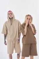 China Wholesale Men&prime;s Embroidery Tracksuit Summer Men Short Trucksuit Set for sale