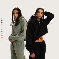 China Custom Casual Tracksuit Oversized Sweatshirt Training Wear Plain Dyed for sale