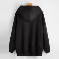 China Over Sized Casual Bulk Hoodies for Women Drawstring Clothes Custom Logo Women&prime;s Zip up Hoodies for sale