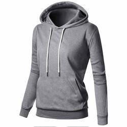 China Wholesale Casual Bulk Comfortable Hoodies for Women Long Sleeve Clothes Custom Logo Women&prime; S Lightweight Pullover Hoodies for sale