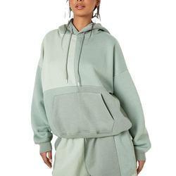 China Fashion Wholesale High Quality Casual Ladies Long Sleeve Oversize Hoodies Custom Logo Color Block Sweatshirt Women Hoodie for sale