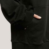 China Custom Women Black Hoodie Ladies Plus Size Long Sleeve Zip up Sweatshirt Casual Hoodies for sale