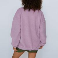 China High Quality Casual Zipper up Sweatshirts Customized Fleece Oversize Sweatshirt Hoodies for sale