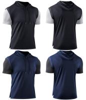 China Custom Logo Casual Hoodies Cotton Knitted Sleeve Hoodies For Men for sale