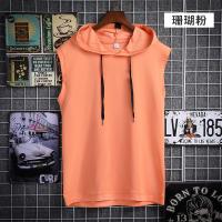 China Fashion Sleeveless Casual Hoodies Outdoor Gym Tank Tops For Man for sale