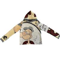 China Autumn Waterproof Casual Hoodies Zipper Cotton Fabric Hoodie for sale