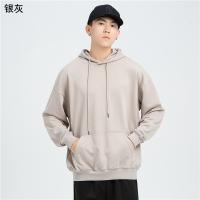 China Solid Color Business Casual Hoodie Heavy Weight Wool Circle Hoodie for sale