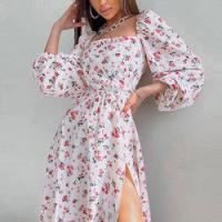 China Elegant Women Dresses, Floral Casual Dress for Women for sale