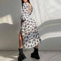 China Elegant Women Dresses, Floral Casual Dress for Women for sale