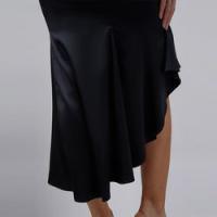 China Women Silk Slip Dress Elegant Customized Asymmetric Backless Dresses for sale