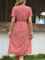 China Sustainable Summer Maxi Dresses Short Sleeves Polymide Spandex for sale