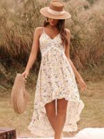 China Sexy Summer Women Dress 100% Polyester Breathable High Waisted for sale