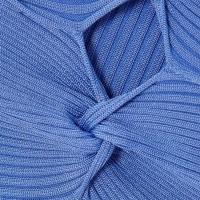 China Knitwear Blue Rib Elegant Casual MIDI Plus Size Women&prime;s Dresses Sexy Sweater Knit Dress for sale