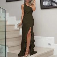 China Solid Elegant Summer Dresses Knitted Formal Evening Party Dresses for sale