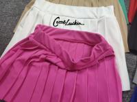 China High Waist Women Fashion Dress Candy Colors Sleeveless Pleated Skirt for sale