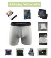 China OEM Mens Sexy Underwear Custom Logo Floral Pattern Boxer Briefs for sale
