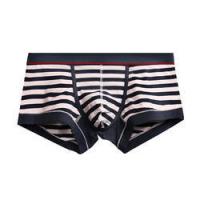 China Striped Cotton Men Underwear Cotton Anti Bacterial Men Sexy Underwear for sale