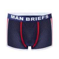 China Ice Silk Long Boxer Shorts MID Waist Available Customize Color for sale
