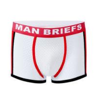 China Ice Silk Long Boxer Shorts MID Waist Available Customize Color for sale