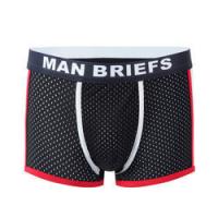China Ice Silk Long Boxer Shorts MID Waist Available Customize Color for sale