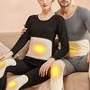 China Rechargeable Warming Suit Heated Thermal Underwear Set for Women for sale