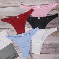 China Wholesale Ladies Panties Solid Color Low Waist Underwear Pure Cotton Ladies Panties Seamless Plus Size Women Briefs for sale