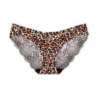 China Women&prime; S Invisible Seamless Bikini Underwear Half Back Coverage Panties Ice Silk Comfy Underpants Fashion Transparent Pant for sale
