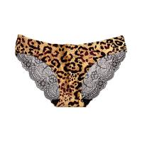 China Women&prime; S Invisible Seamless Bikini Underwear Half Back Coverage Panties Ice Silk Comfy Underpants Fashion Transparent Pant for sale