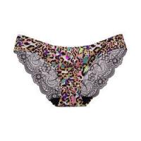 China Women&prime; S Invisible Seamless Bikini Underwear Half Back Coverage Panties Ice Silk Comfy Underpants Fashion Transparent Pant for sale