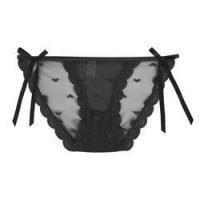 China Sexy Lace Hot Panties Perspective Lace Bow Sexy Fashion Thong for sale