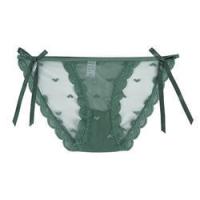 China Sexy Lace Hot Panties Perspective Lace Bow Sexy Fashion Thong for sale