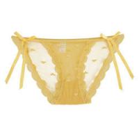 China Sexy Lace Hot Panties Perspective Lace Bow Sexy Fashion Thong for sale