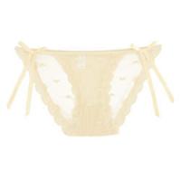 China Sexy Lace Hot Panties Perspective Lace Bow Sexy Fashion Thong for sale