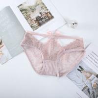 China Wholesale Women&prime;s Transparent Lace Hollow out Lingerie Lady Womens Underwear Lace Panties Underwear Womens Panties for sale