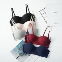 China Hot Strapless Bra Wear Seamless Mould Sexy Girl Bra with Pad for sale