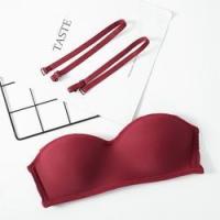 China Hot Strapless Bra Wear Seamless Mould Sexy Girl Bra with Pad for sale