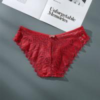 China Women Sexy Underwear Cute Thongs Hollow Ladies Lace Panties for Female Womens Panties Wholesale Lace Women Panties for sale