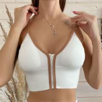 China Knitted Tank Top Bra Women Strap Vest Sexy Sport Bra for sale