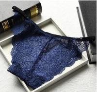 China Sexy Lace Underwear Low Waist Transparent Women Panties Ladies Thongs for sale