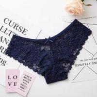 China Custom Womens Underwear Ladies Lace Cotton Nylon Spandex Shorty Sexy Lace Panties Women Fashion Cozy for sale