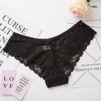 China Custom Womens Underwear Ladies Lace Cotton Nylon Spandex Shorty Sexy Lace Panties Women Fashion Cozy for sale