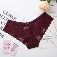 China Custom Womens Underwear Ladies Lace Cotton Nylon Spandex Shorty Sexy Lace Panties Women Fashion Cozy for sale