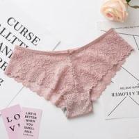 China Custom Womens Underwear Ladies Lace Cotton Nylon Spandex Shorty Sexy Lace Panties Women Fashion Cozy for sale