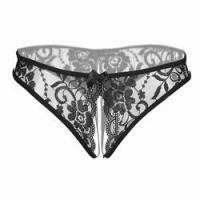 China Sexy Lingerie Women&prime;s Underwear Sexy Hot Transparent Panties Open Thong for sale