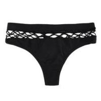 China Custom Plus Size Hollow out G String Pink Cotton Thong Seamless Sexy Lingerie for sale